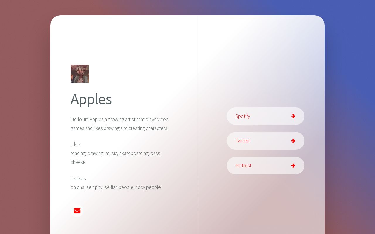 Apples profile